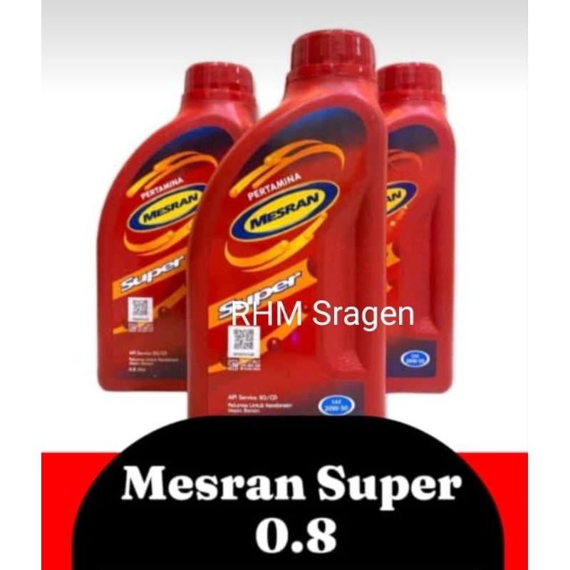 Jual OLI mesin motor MESRAN SUPER 800 ml. | Shopee Indonesia
