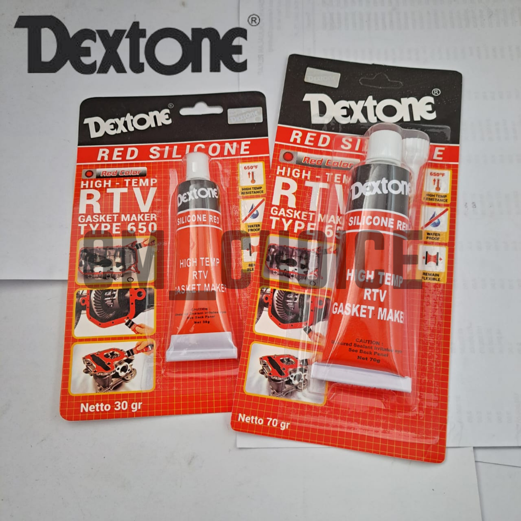 Jual DEXTONE LEM GASKET RTV DEXTONE RED SEALANT DEXTONE LEM PAKING ...