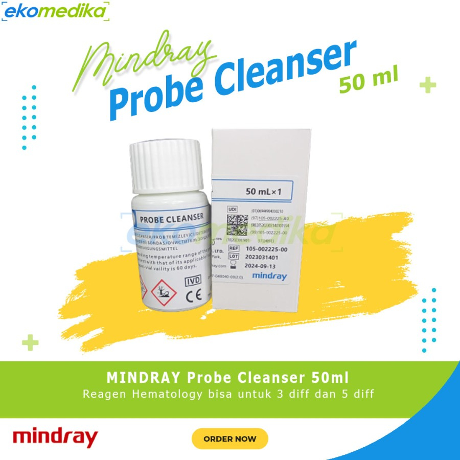 Jual Probe Cleanser Mindray M-53P 50ml Exp 07/2025 / Reagen Hematology Mindray 3 diff | Shopee ...