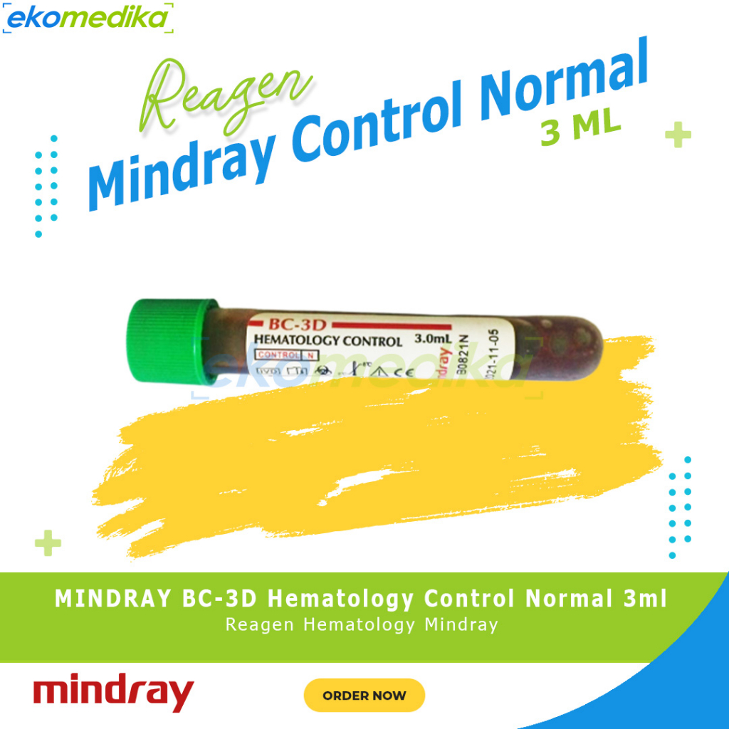 Jual Hematology Control Normal 3ml MINDRAY BC-3D Control Hematology ...