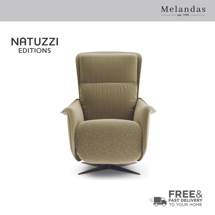 Jual Natuzzi Editions Until Sofa Premium Fabric Single Power Recliner ...
