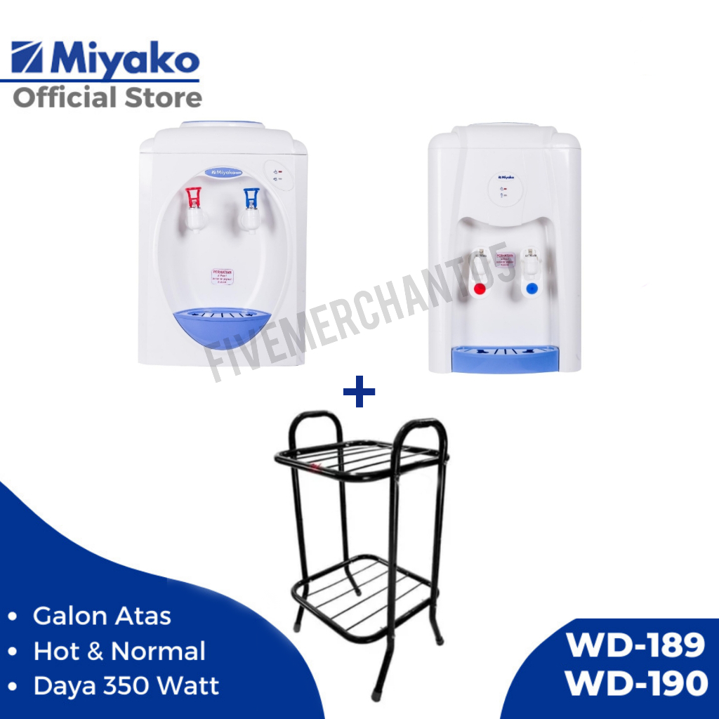 Jual Dispenser Miyako WD 189 H Hot & Normal Dispenser Air Miyako 189H ...