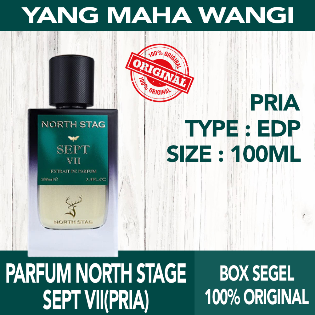 Jual PARFUM ORIGINAL NORTH STAG EXTRAIT DE PARFUM FOR UNISEX 100ML (BOX ...