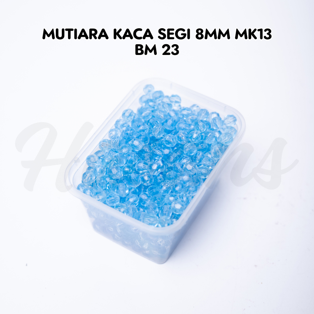 Jual Manik Kaca / Mote Kaca / Manik Segi Bening / Mote Segi Bening ...