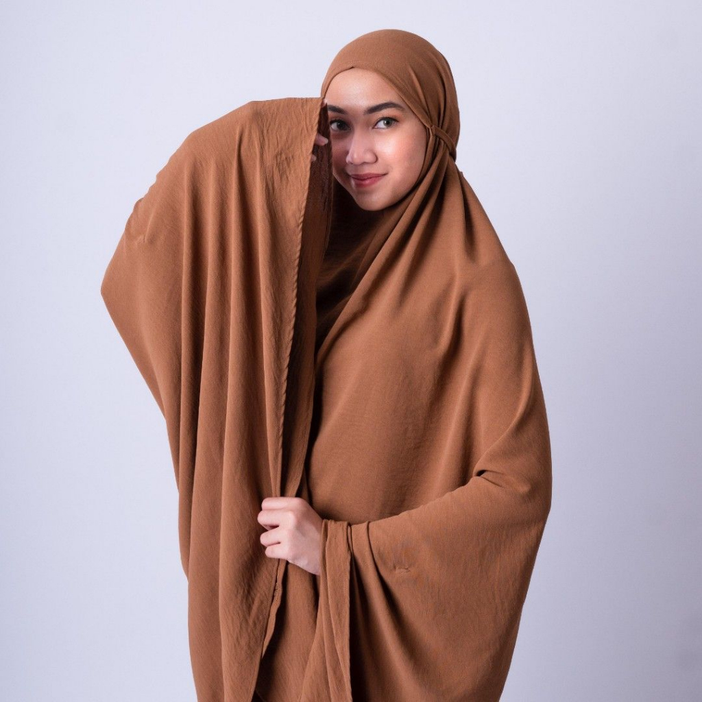 Jual KERUDUNG BERGO MARYAM JUMBO CRINGKEL AIRFLOW PREMIUM XXL TALI 110X120 OVAL / JILBAB KHIMAR ...
