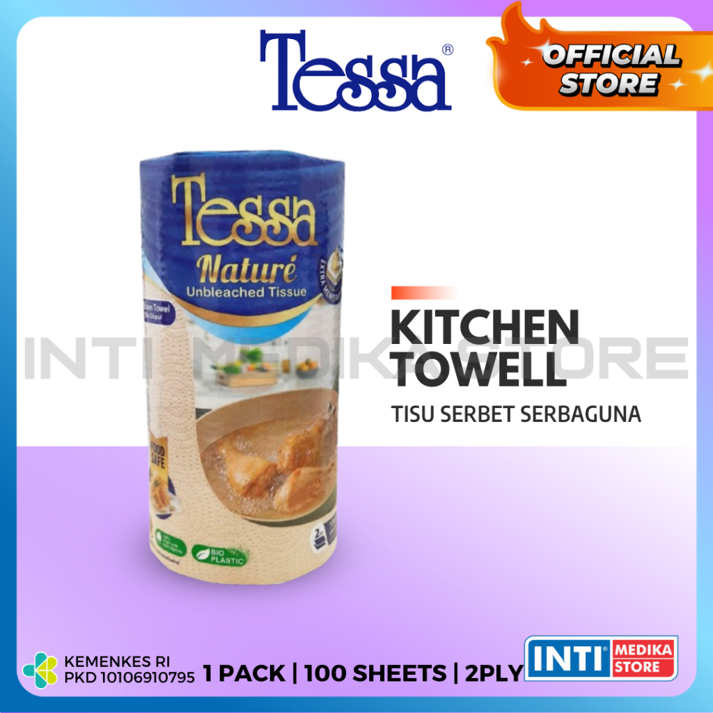 Jual TESSA - Tisu Dapur KITCHEN TOWELL ROLL 2ply 100s | Tissue Serbet ...
