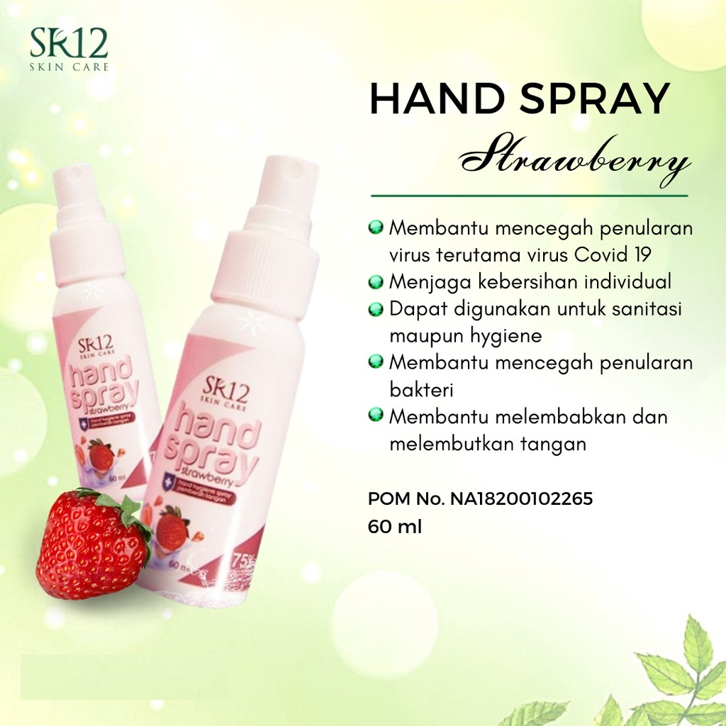 Jual Hand Sanitizer / Hand Gel / Hand Spray SR12 Antiseptik Pembersih ...