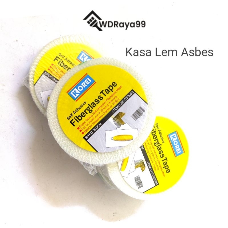 Jual Fiber Tape Kasa Lem Asbes Perban Asbes Kasa Gypsum Termurah ...