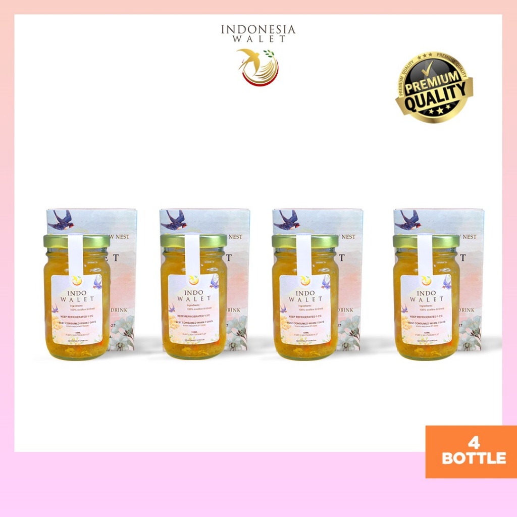 Jual INDOWALET Minuman Sarang Burung Walet Original 4 Box Birdnest ...