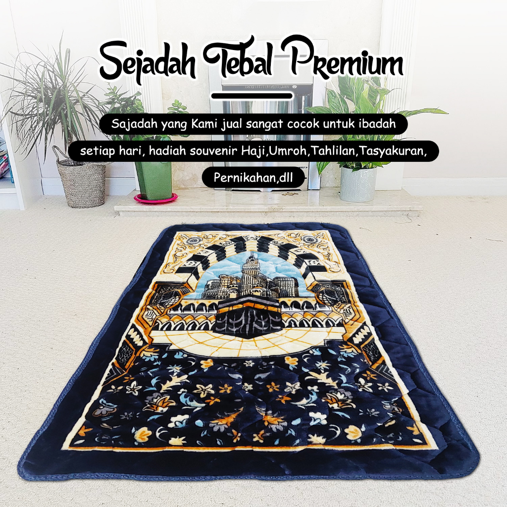 Jual Sajadah Busa Empuk Anti Slip Ukuran Dewasa Super Premium / Sajadah ...