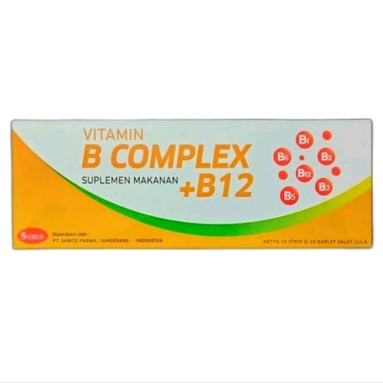 Jual VITAMIN B COMPLEX + B12 (100's /Dus) | Shopee Indonesia