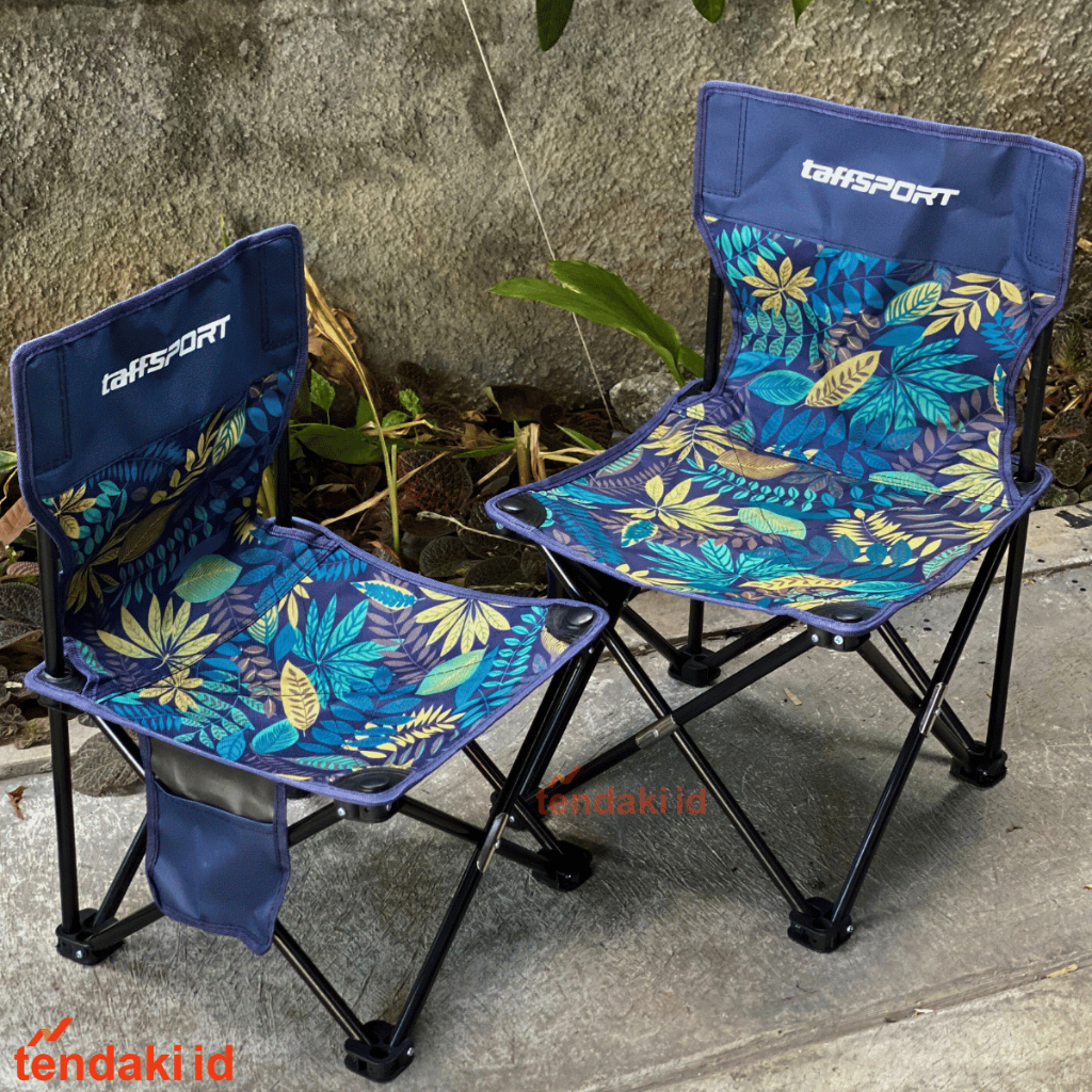 Jual TaffSPORT Kursi Lipat Mancing Camping Foldable Chair with Pocket ...