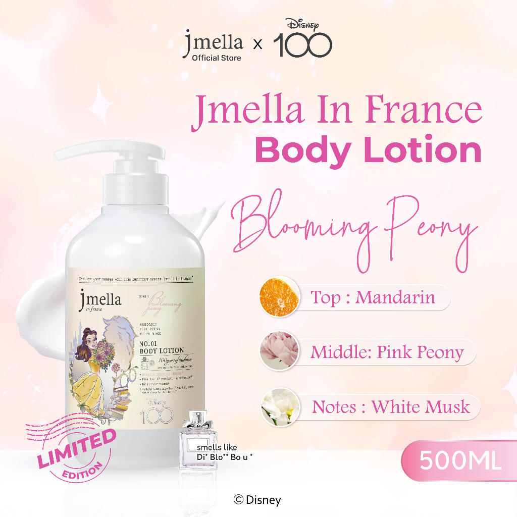 Jual JMELLA In France Blooming Peony No. 01 Body Lotion | Shopee Indonesia