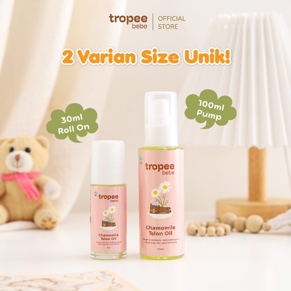 Jual Tropee Bebe - Telon Oil (Minyak Telon) 30ml 100ml / Minyak Telon Aromatic Hangat Tahan Lama ...