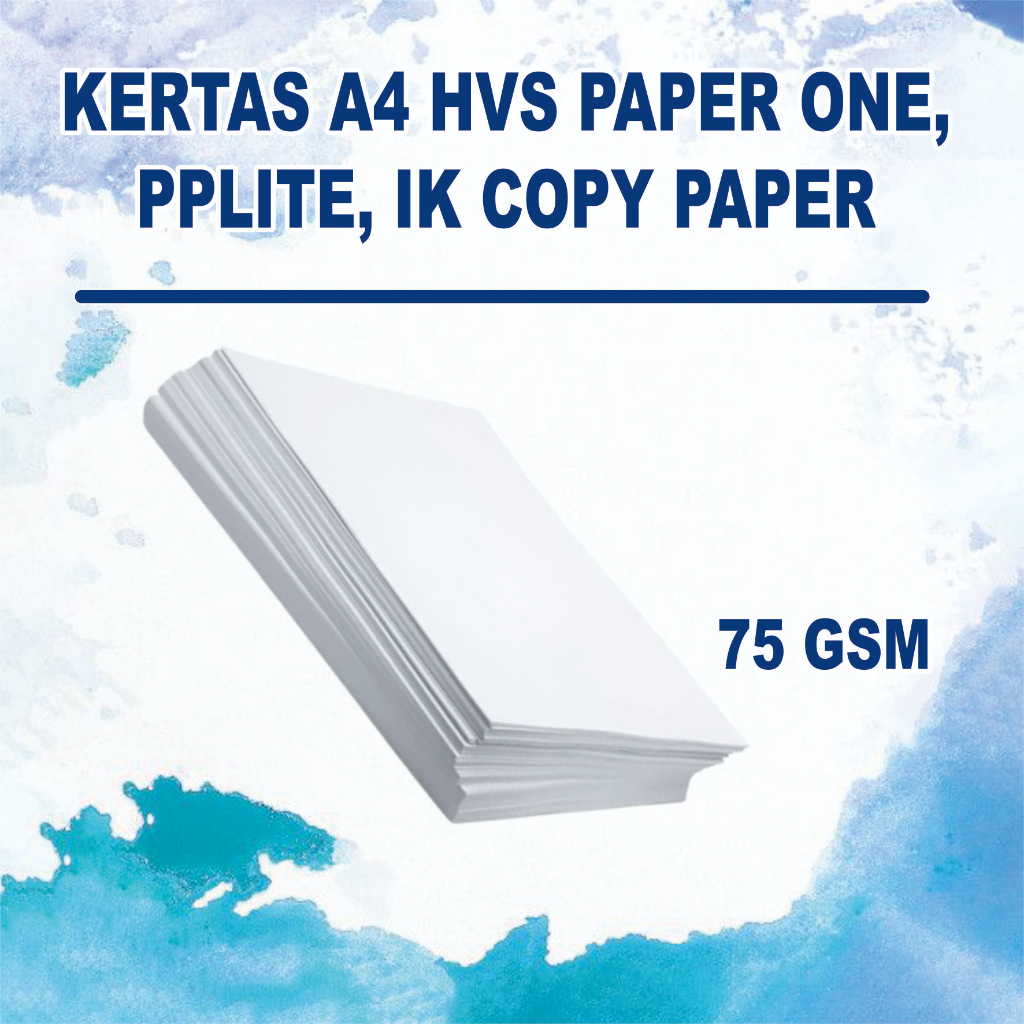 Jual KERTAS A4 HVS 75 GSM MURAH PAPER ONE, PPLITE, IK COPY PAPER ...