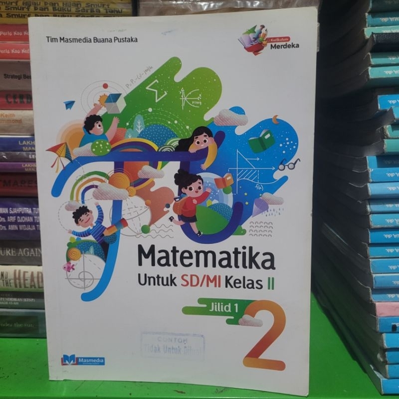 Jual BUKU BARU MASMEDIA - MATEMATIKA KELAS 2 SD JILID 1 K MERDEKA | Shopee Indonesia