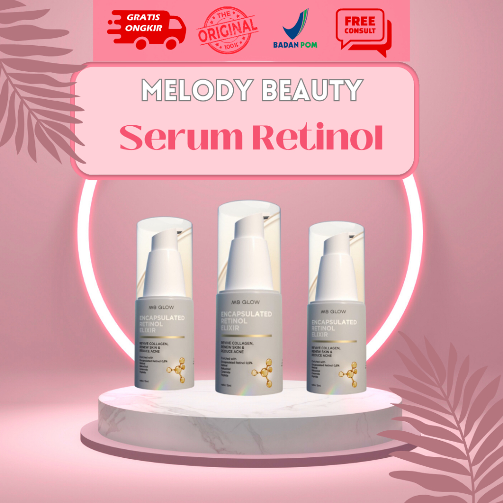Jual MS GLOW Encapsulated Retinol Elixir Anti Aging 15ml | Shopee Indonesia