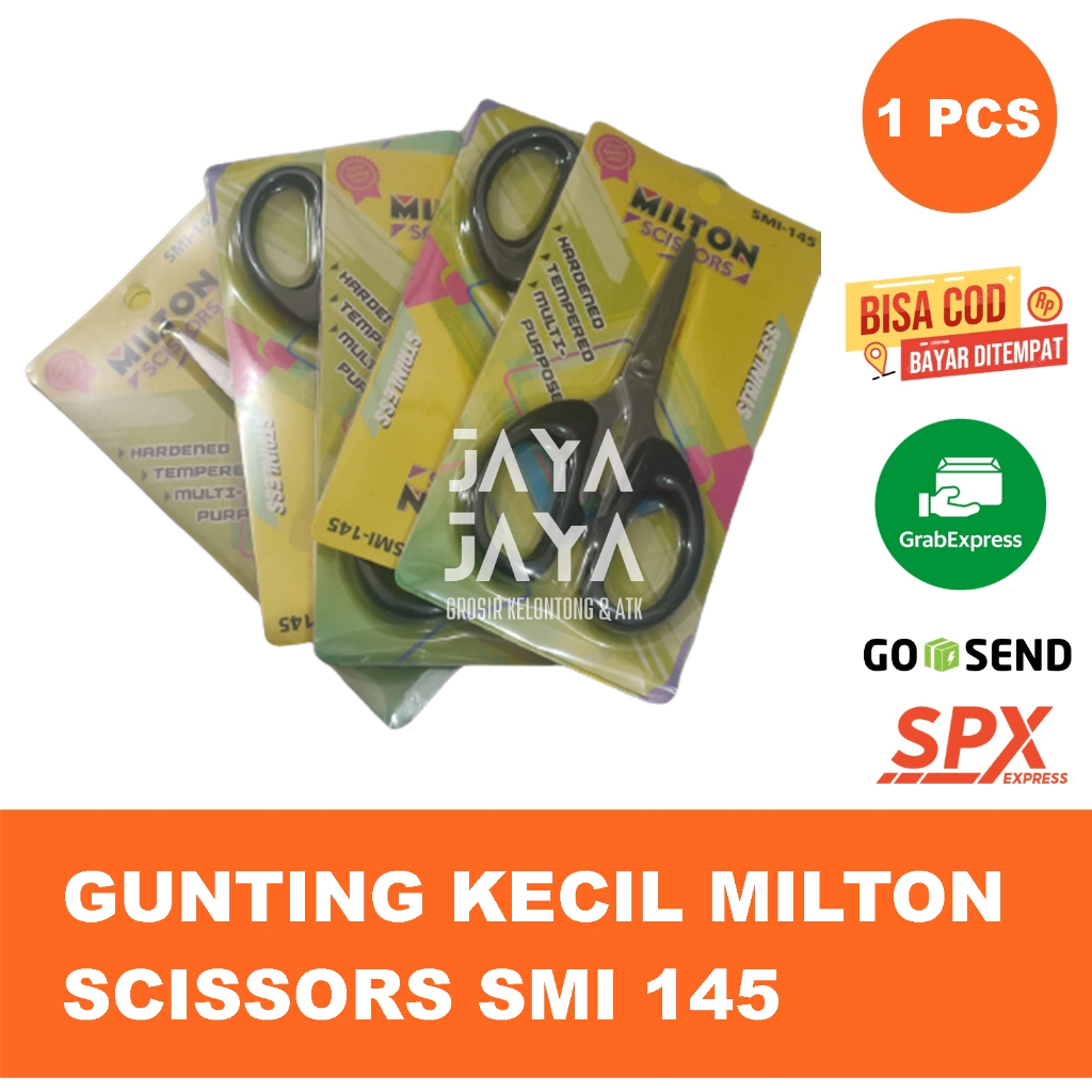 Jual Gunting Kecil MILTON SCISSORS SMI 145 JAYA JAYA Medan | Shopee ...