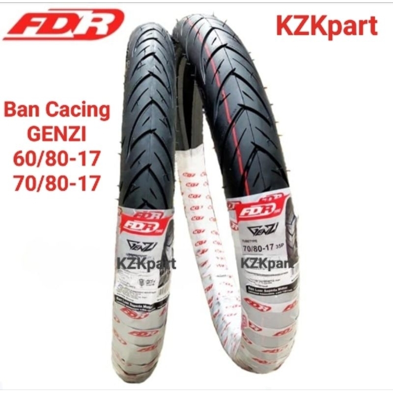 Jual Ban cacing FDR GENZI Tubetype ring 17 untuk drag race | Shopee ...