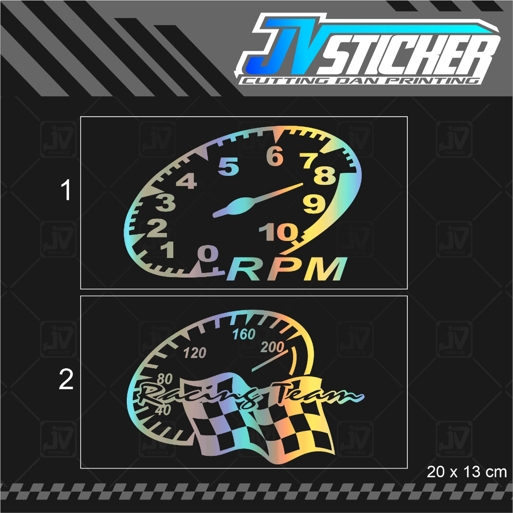 Jual stiker RPM cutting stiker mobil stock logo stiker murah | Shopee ...