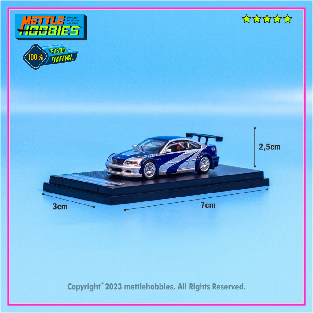 Jual Ghost Player BMW M3 GTR Need For Speed Most Wanted Razor Diecast ...
