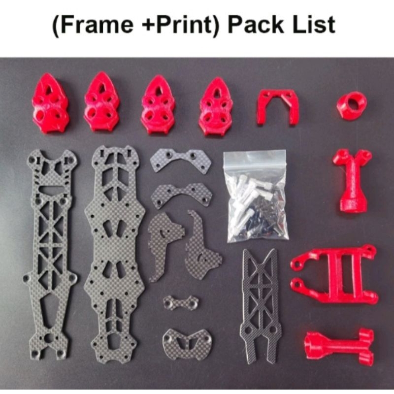 Jual Frame kit drone Racing 5 inch Mark4 Mark HD 5inch 240mm Frame Kit ...