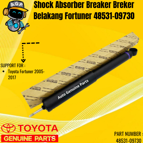 Jual Shock Absorber Breaker Breker Belakang Fortuner 48531-09730 ...