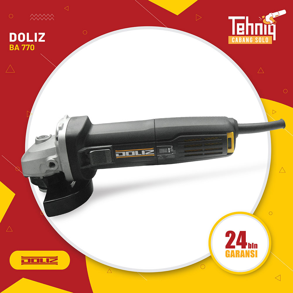 Jual Gurinda Gerinda Listrik Tangan DOLIZ BA770 - C Disc Grinder 4 Inch ...