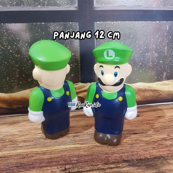 Jual Squishy Super Mario and Luigi ukuran 12 cm/ Squishy Cowok/ Squishy ...