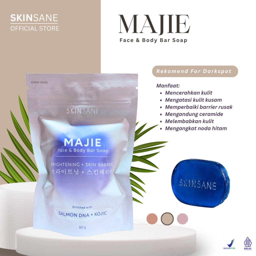 Jual Skinsane Majie Untuk Memperbaiki Skin Barrier dan Mencerahkan ...