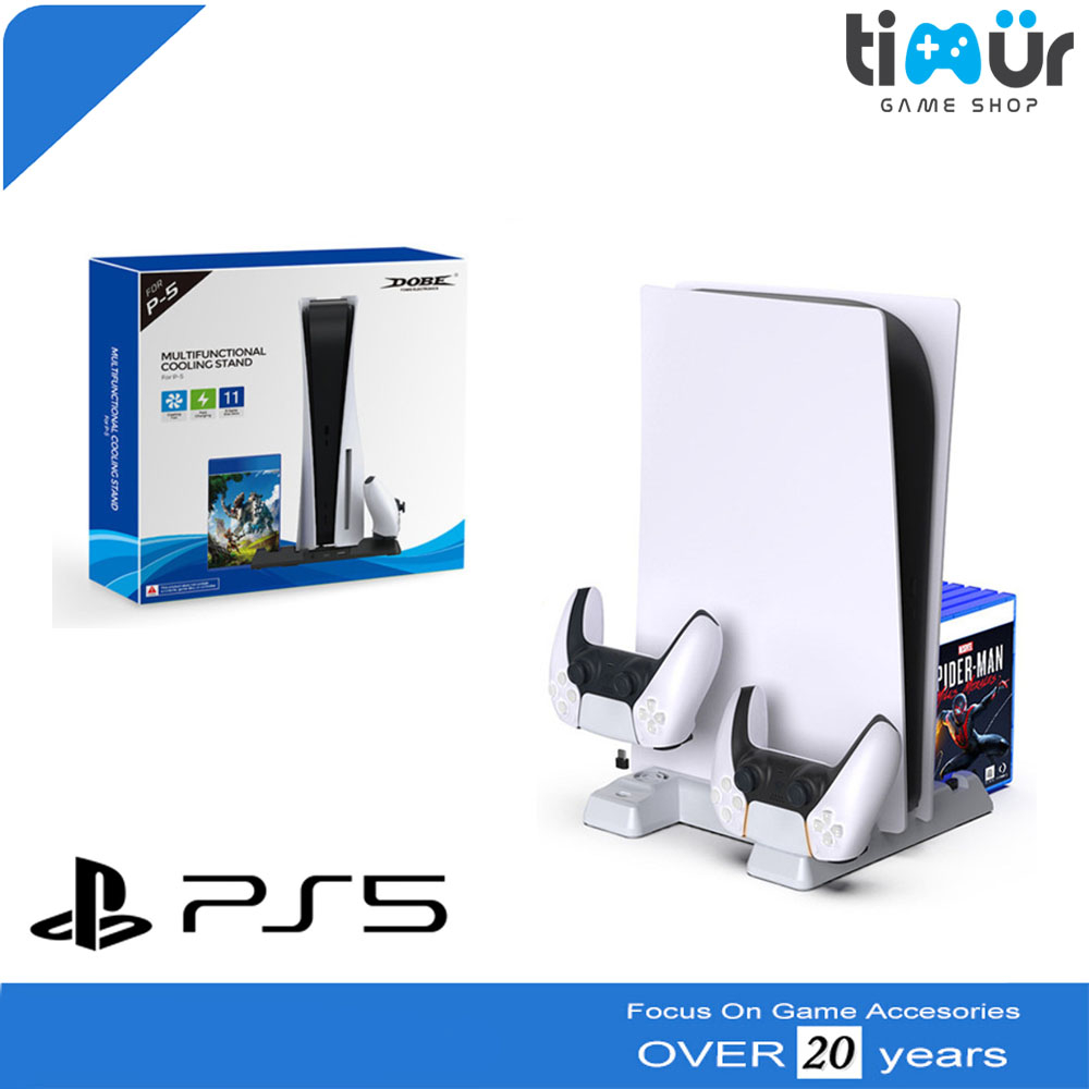 Jual Multifunctional Vertical Cooling Fan Kipas Charging Dock Stand ...