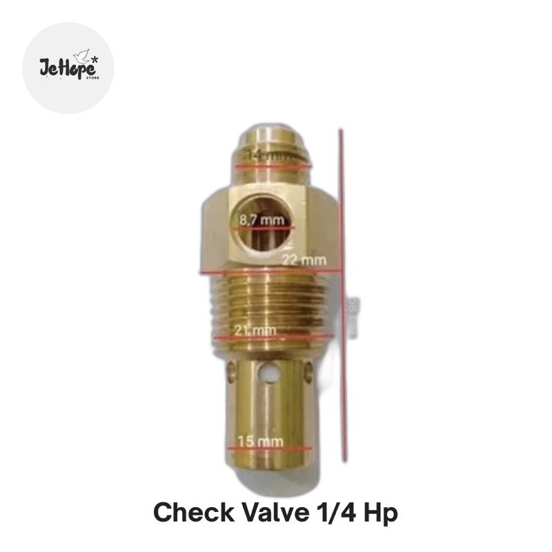 Jual check valve 1/4 hp | Shopee Indonesia