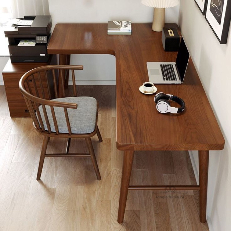 Jual meja kantor meja kasir meja meja kerja bentuk L set kursi jok ...