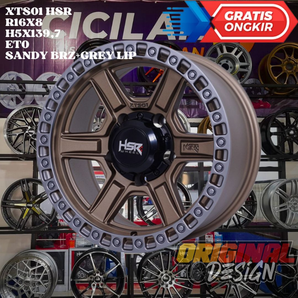 Jual Velg Mobil Ring 16 HSR XTS01 R16 Untuk Niva Escudo XL7 Jimny Katana | Shopee Indonesia