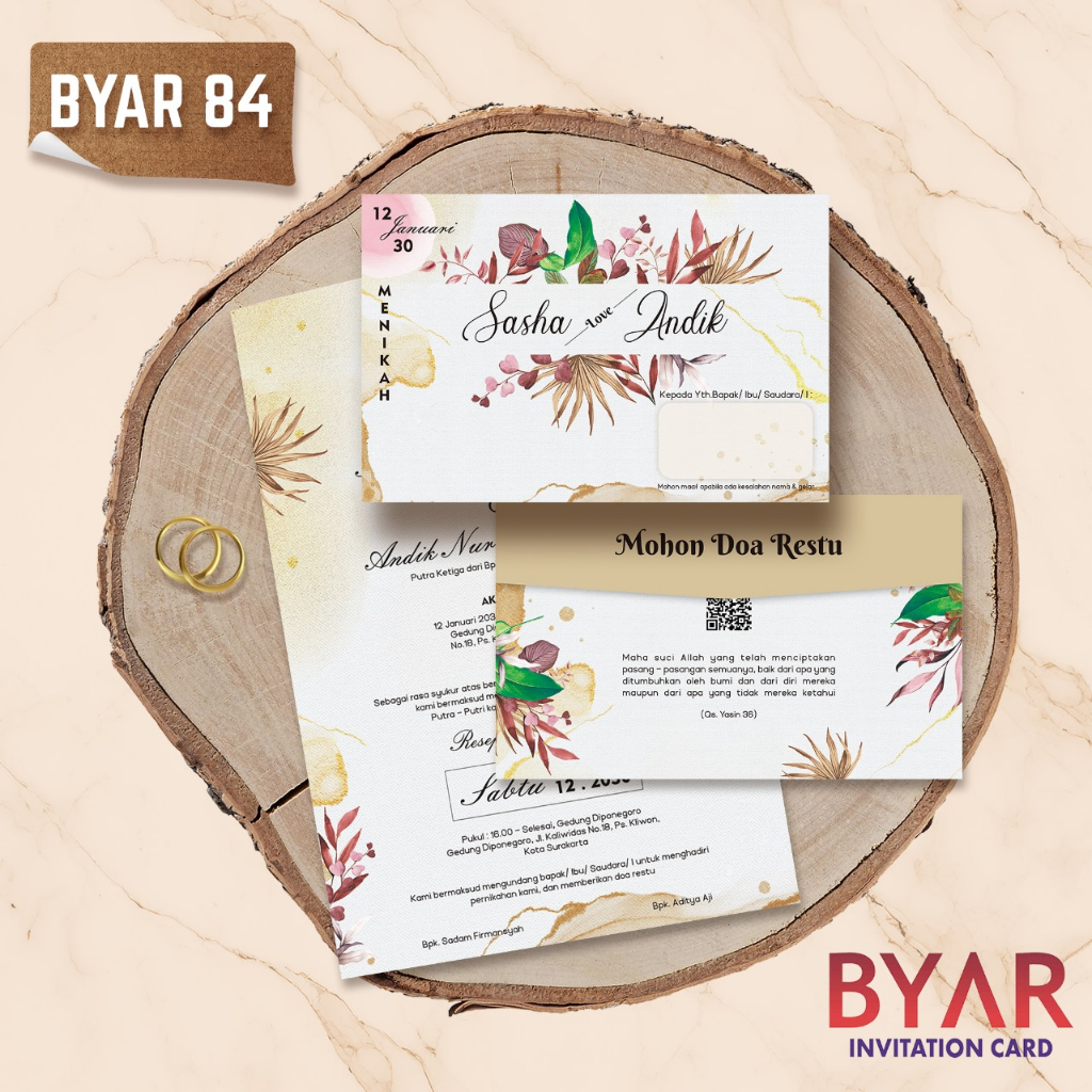 Jual Byar 84 Blanko Undangan | Blangko Undangan | Undangan Murah ...