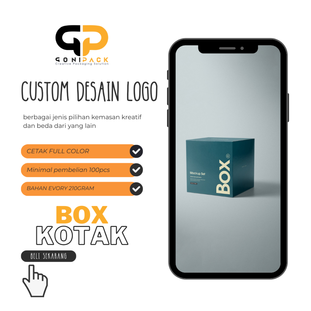Jual CUSTOM CETAK KEMASAN PACKAGING DUS BOX KOTAK PRINT DIE CUT ...