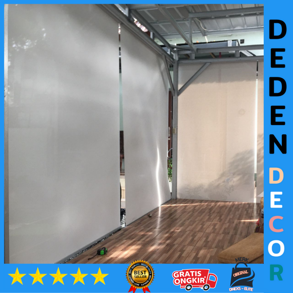 Jual Tirai Roller Blind Outdoor Suntex Berkualitas Tampias Anti Air ...