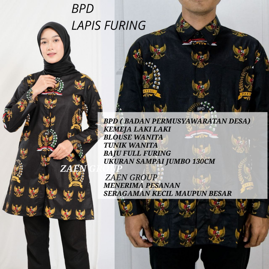 Jual BPD PABPDSI lapis furing bahan/baju jadi/ laki laki /wanita ...