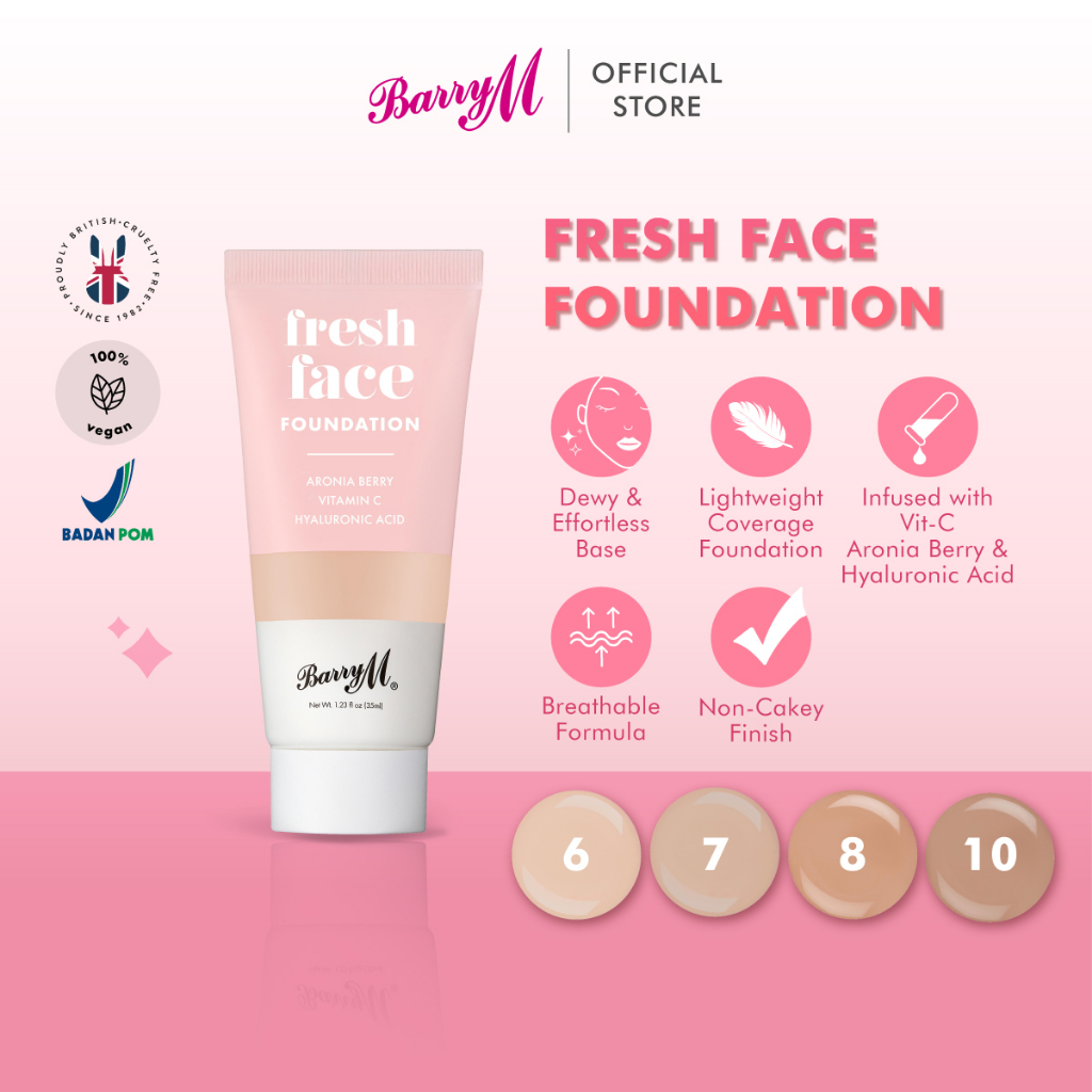 Jual Barry M Fresh Face Foundation | Shopee Indonesia