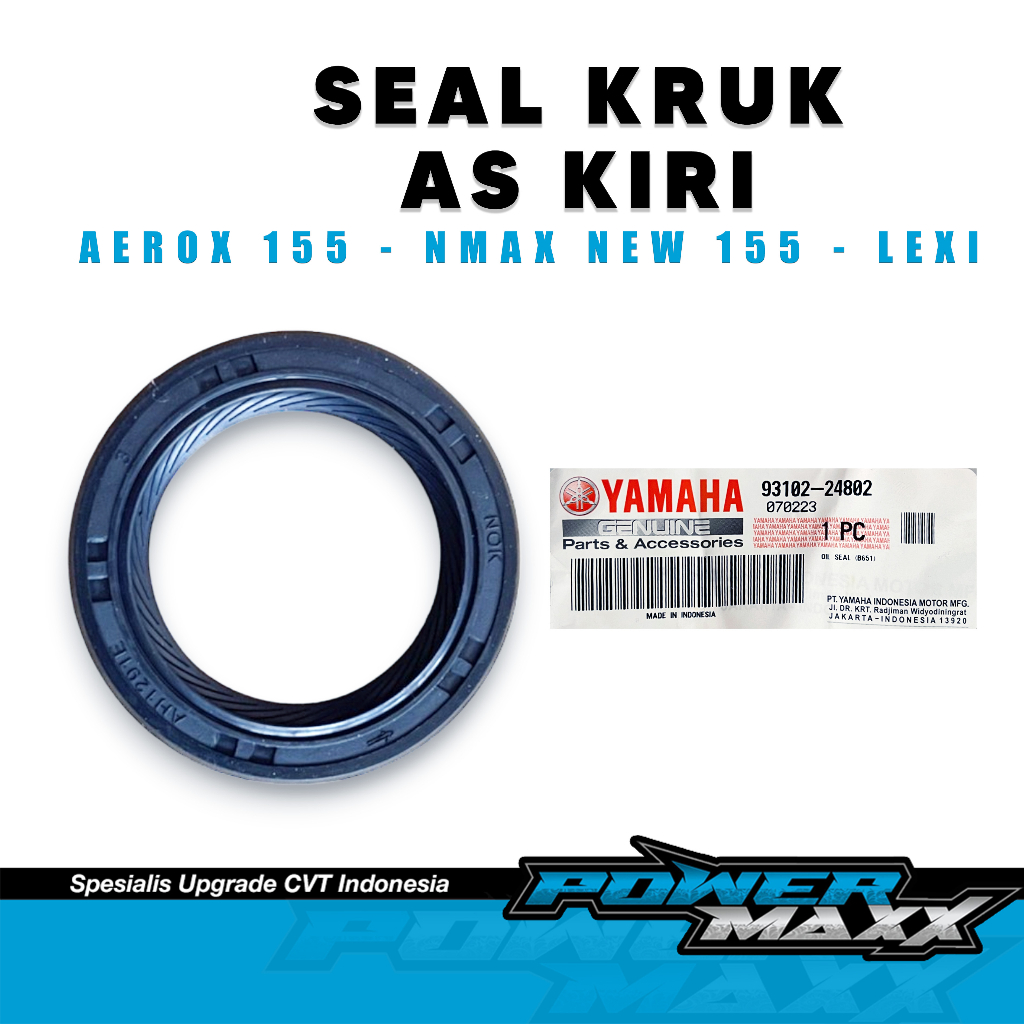 Jual Seal Kruk AS Kiri Aerox 155 93102-24802 NEW NMAX NEW NMAX Original Yamaha | Shopee Indonesia