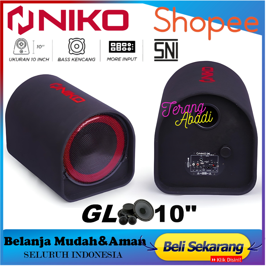 Jual SPEAKER BLUETOOTH NIKO GL 10 KARAOKE 10 INCH PRIA/wanita karaoke ...
