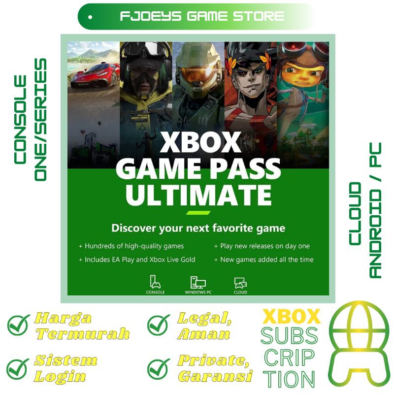 Jual [ID BARU PRIVATE] 30 - 150 Hari Game Pass Ultimate For Xbox One ...