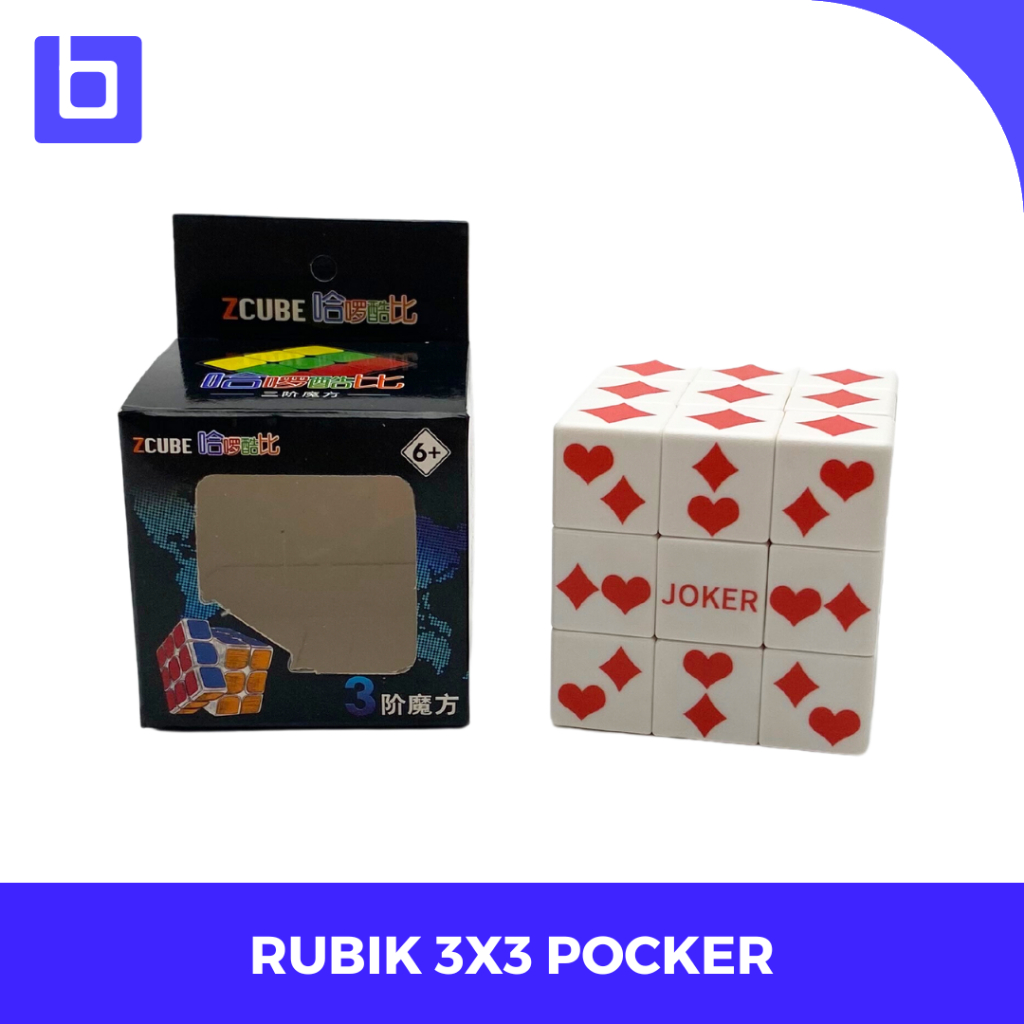 Jual Cube 3x3 - Cube Pocker Cube Stikerless printing Original | Shopee ...