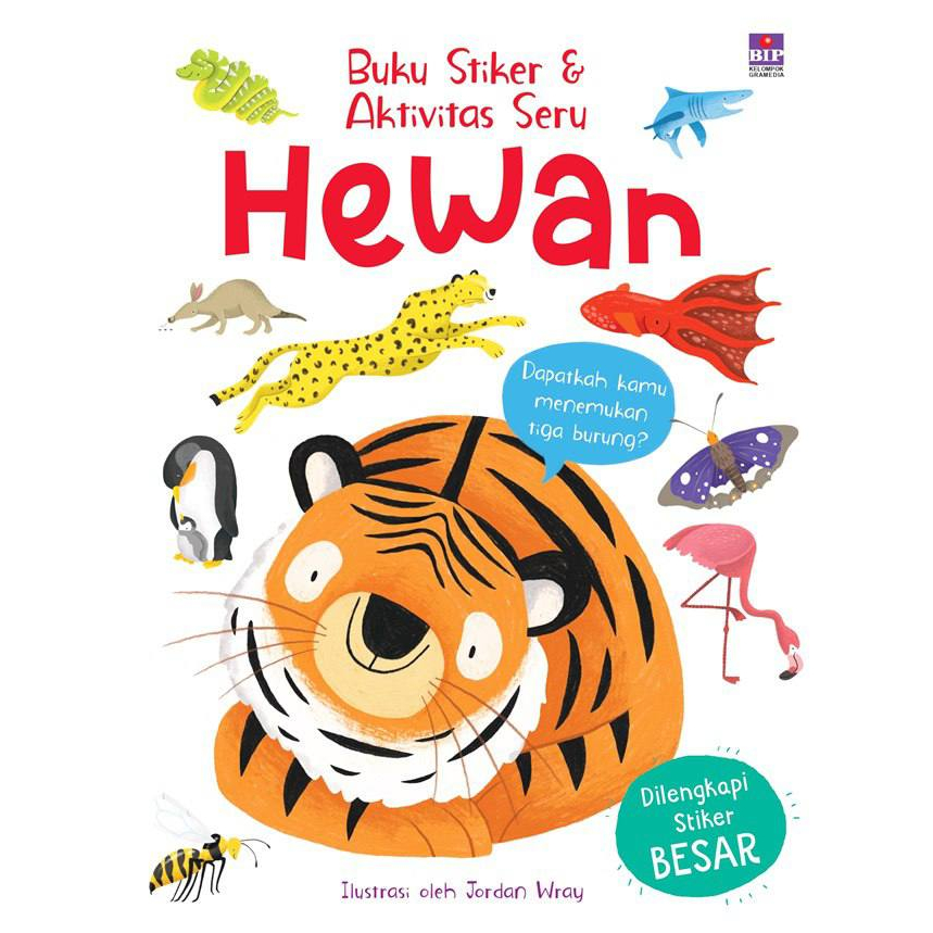 Jual BUKU STICKER & AKTIVITAS SERU TEMA HEWAN (BIP GRAMEDIA) | Shopee ...