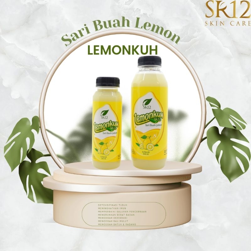 Jual Sr12 Skincare Lemonkuh Sari Lemon Murni Mengandung Vitamin C ...