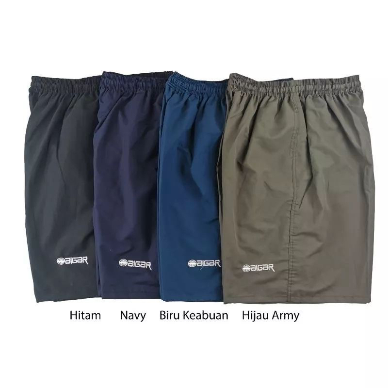 Jual Celana Pendek Pria Dewasa Kolor Cowok Santai Bordir Polos | Shopee ...