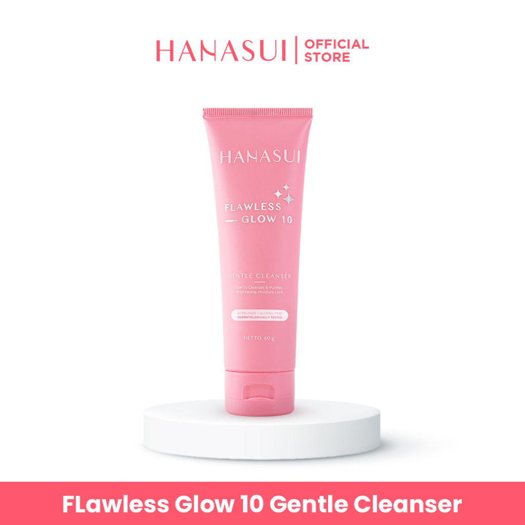 Jual Hanasui Flawless Glow 10 Gentle Cleanser | Shopee Indonesia