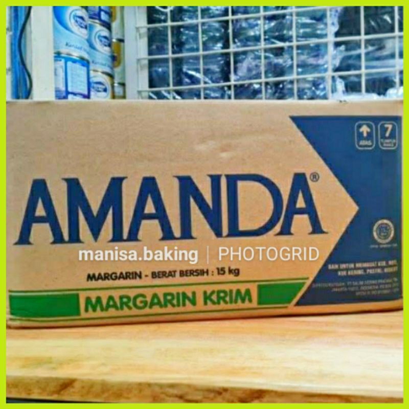 Jual AMANDA MARGARIN KRIM 15 KG MENTEGA KUNING KARTON MARGARINE ...