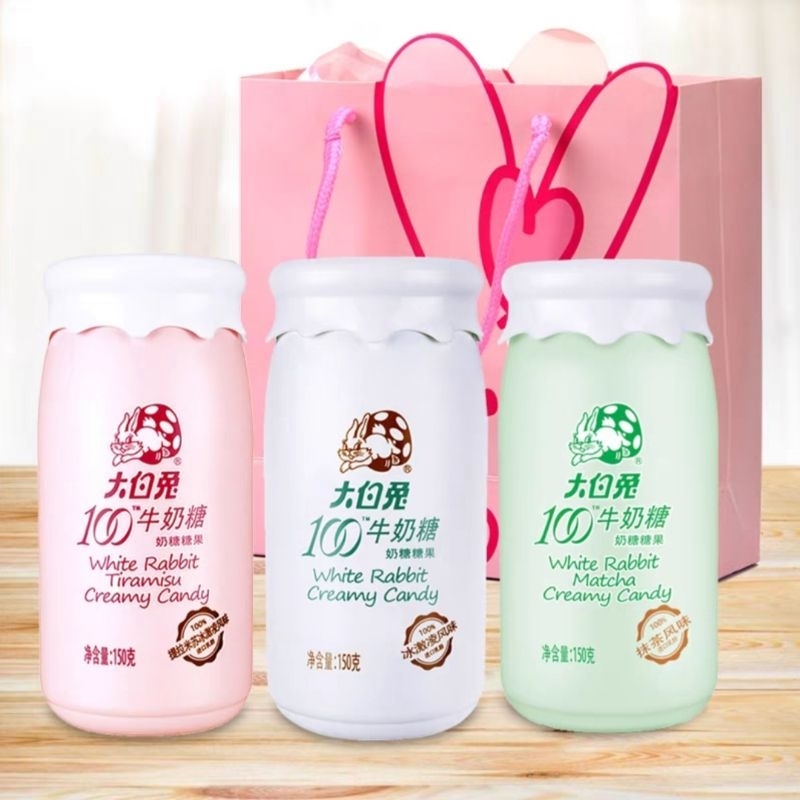 Jual 150g White Rabbit Candy Creamy Candy / Permen Susu Kelinci 大白兔奶糖 ...