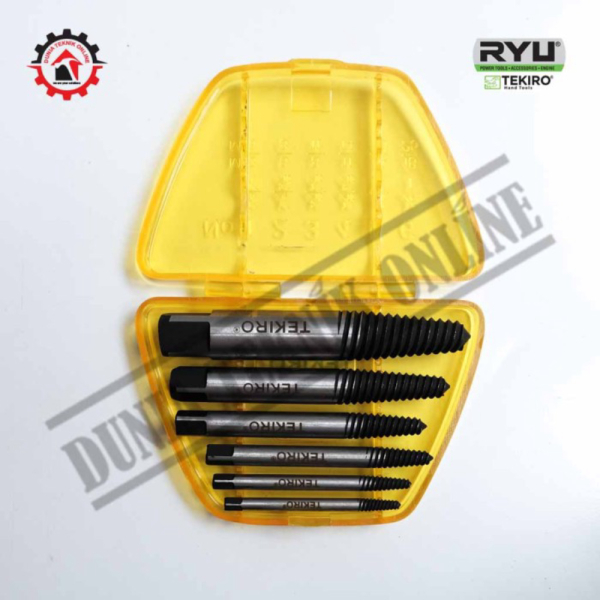 Jual Hand Tap Balik / Screw Extractor Set TEKIRO Pembuka Baut Sekrup ...